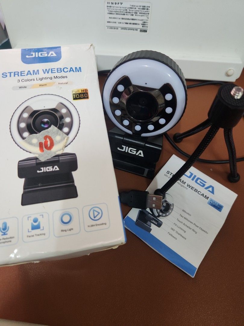 Jiga Webcam Full HD 1080P, Computers & Tech, Parts & Accessories ...