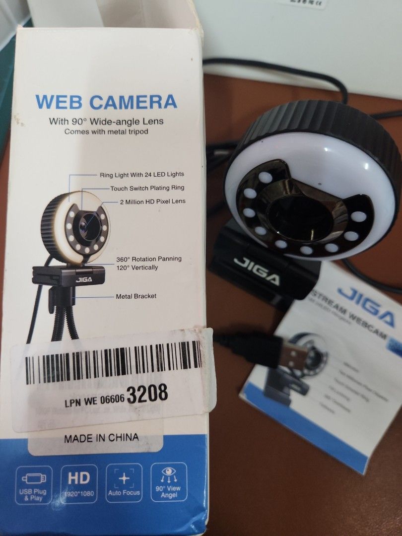 Jiga Webcam Full HD 1080P, Computers & Tech, Parts & Accessories ...