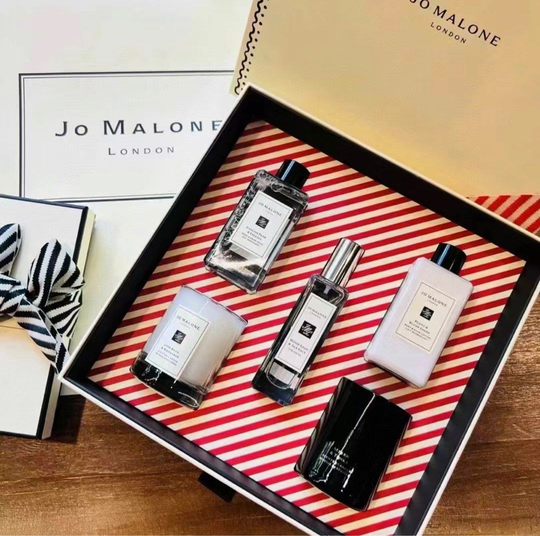 Jo Malone Christmas Cologne perfume 30ml + 2 candles + hand/body lotion ...