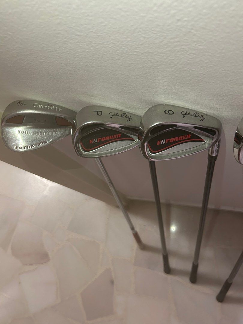 John Daly Enforcer Iron Set + Sand Wedge, Sports Equipment, Sports ...