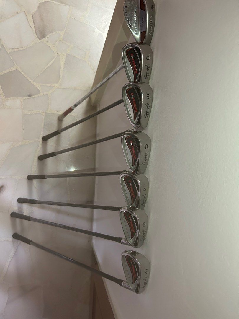 John Daly Enforcer Iron Set + Sand Wedge, Sports Equipment, Sports ...