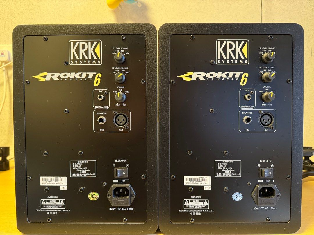 KRK ROKIT 6, 音響器材, Soundbar、揚聲器、藍牙喇叭、耳擴 - Carousell