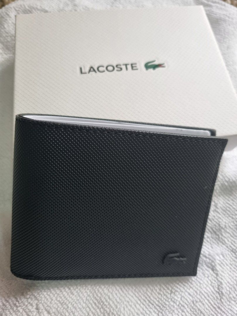 Lacoste six card wallet PVC, Men's Fashion, Watches & Accessories ...