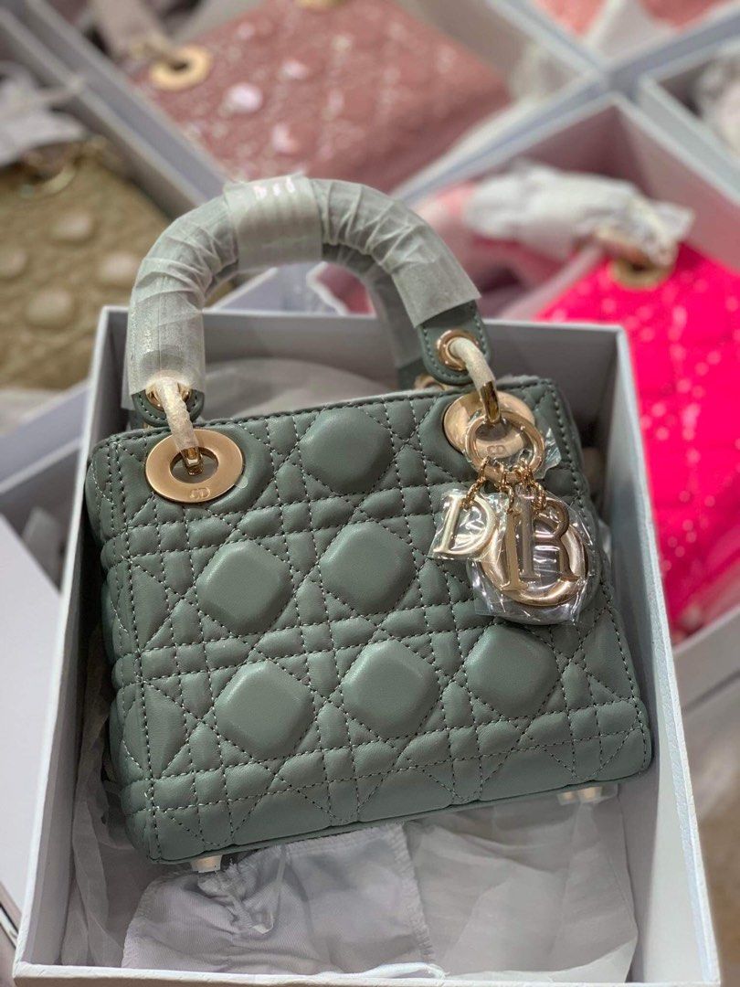 lady dior mini size 17cm, Women's Fashion, Bags & Wallets, Shoulder ...
