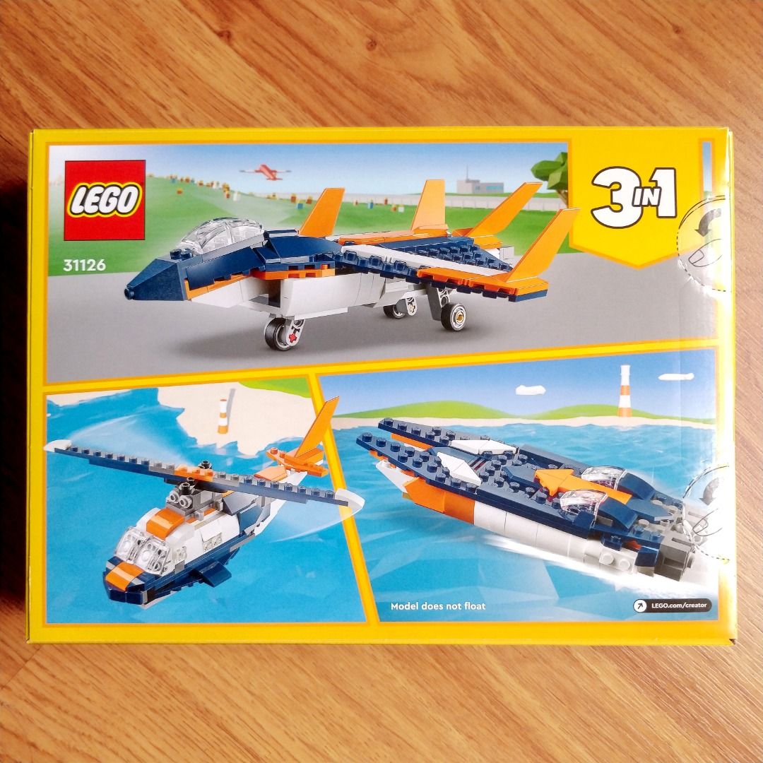 LEGO Creator Supersonic-Jet 31126, Hobbies & Toys, Toys & Games on ...