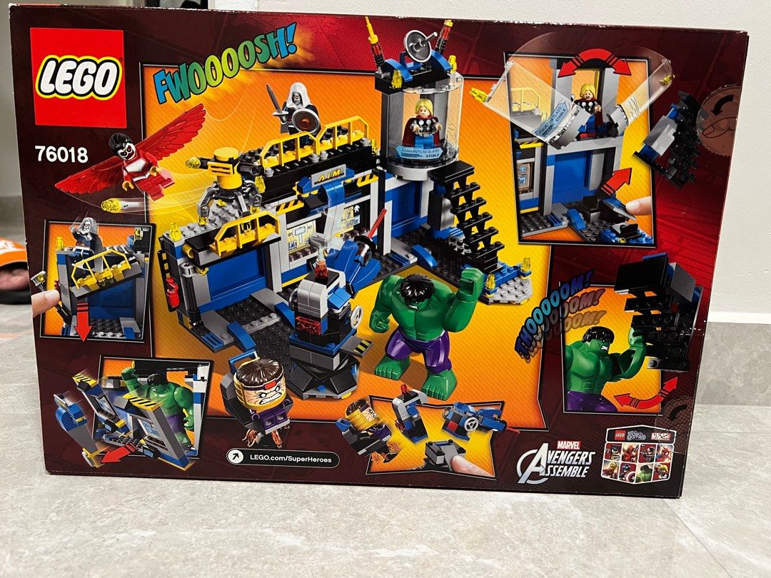 Lego marvel hulk lab smash 76018, Hobbies & Toys, Toys & Games on Carousell
