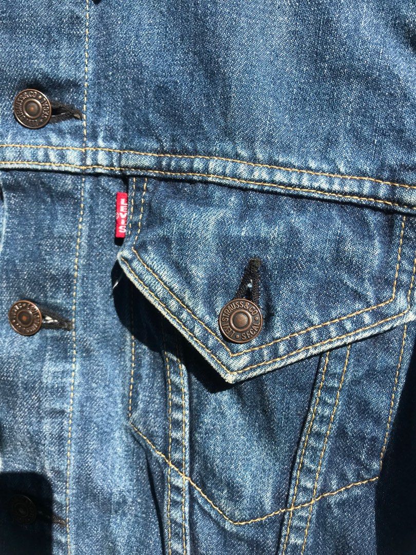 Levis LVC Japan Repro 71557 60s Trucker Jacket, Men's Fashion, Coats ...