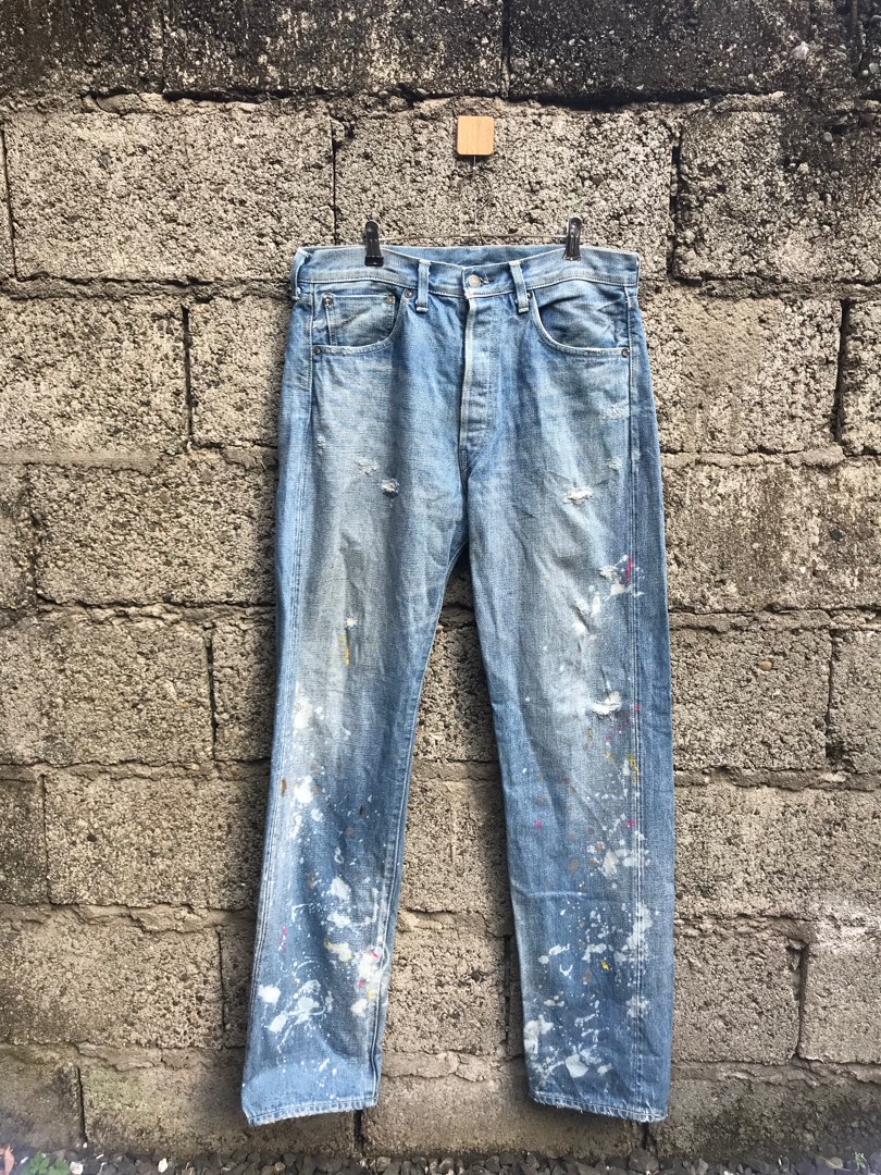 Levis LVC Japan x Fragment 55501-0068 Selvedge Jeans, Men's Fashion ...