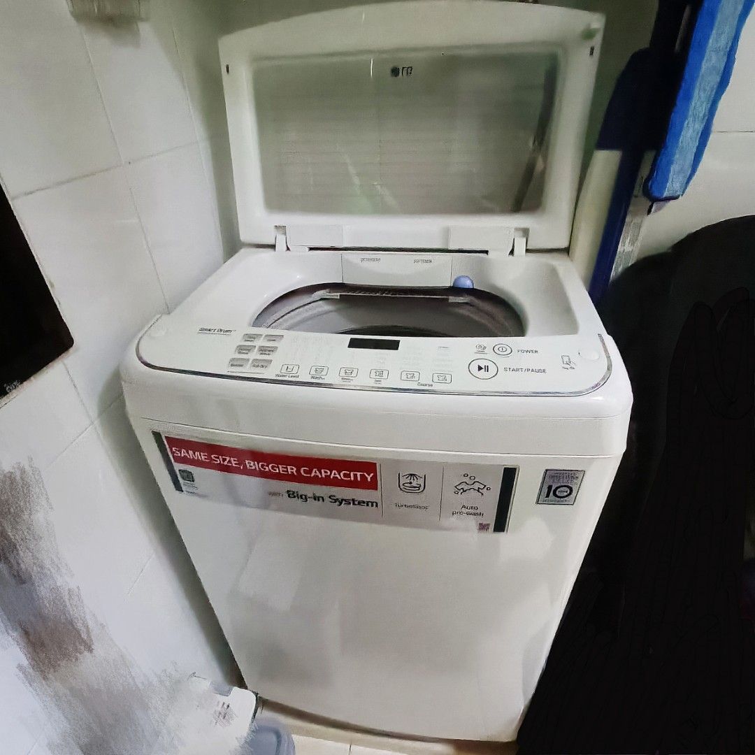 LG 9KG top load washer, TV & Home Appliances, Washing Machines and Dryers on Carousell