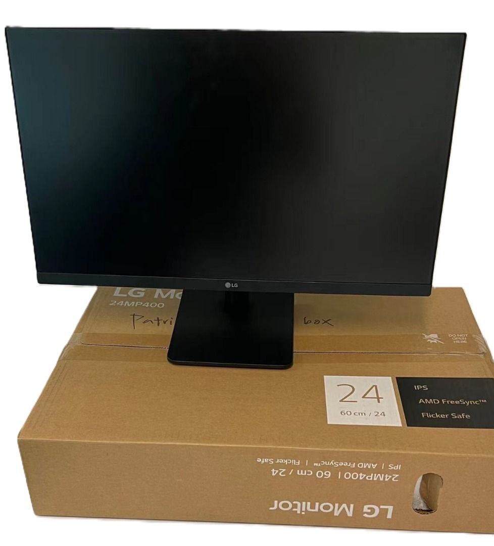 LG 24 inch Monitor, 2K resolution(1920*1080@75Hz) 240MP400, with AMD ...