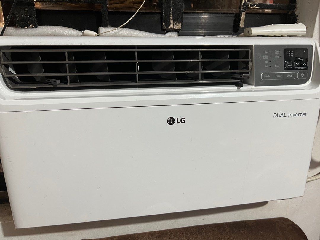 LG WINDOW TYPE DUAL INVERTER 1.5hp - LA150VC, TV & Home Appliances, Air ...