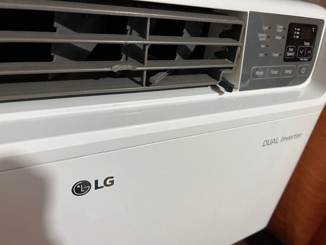 LG WINDOW TYPE DUAL INVERTER 1.5hp - LA150VC, TV & Home Appliances, Air ...