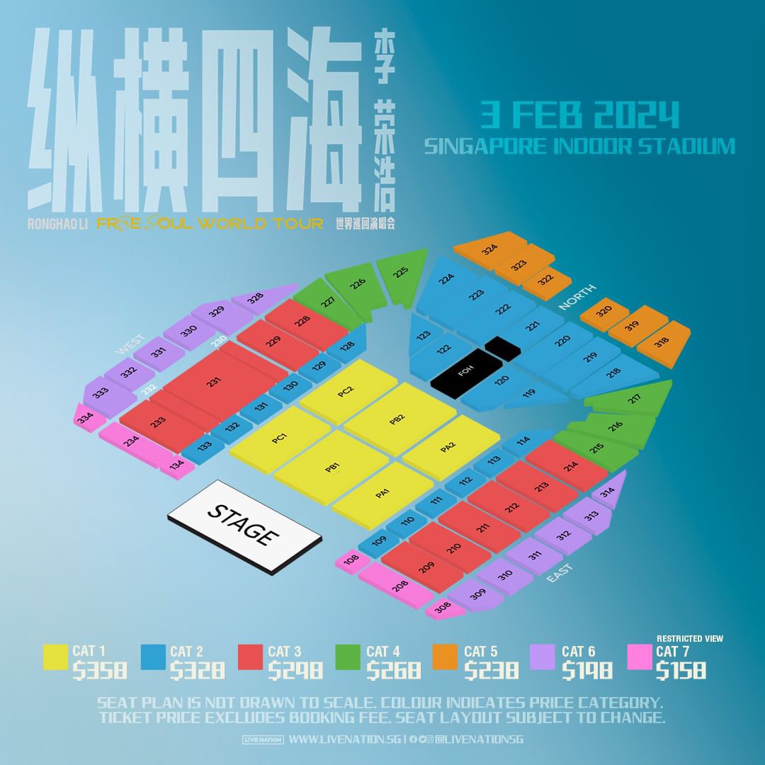 LI RONG HAO BEST SEATS SINGAPORE CONCERT, Tickets & Vouchers, Event ...