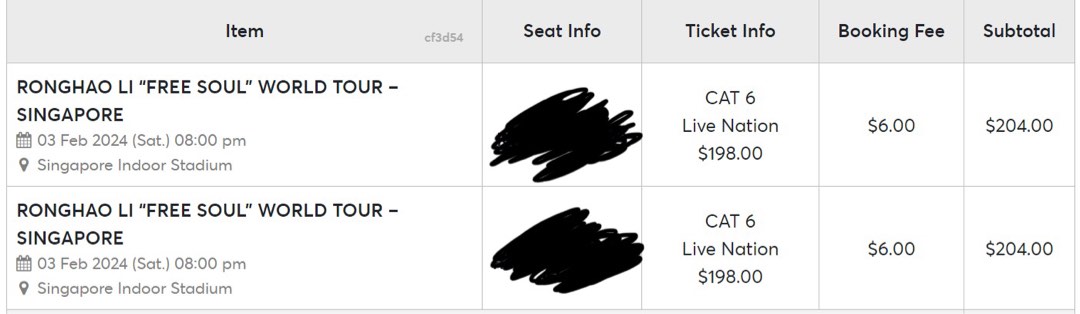 Li Rong Hao Concert Tickets, Tickets & Vouchers, Event Tickets on Carousell