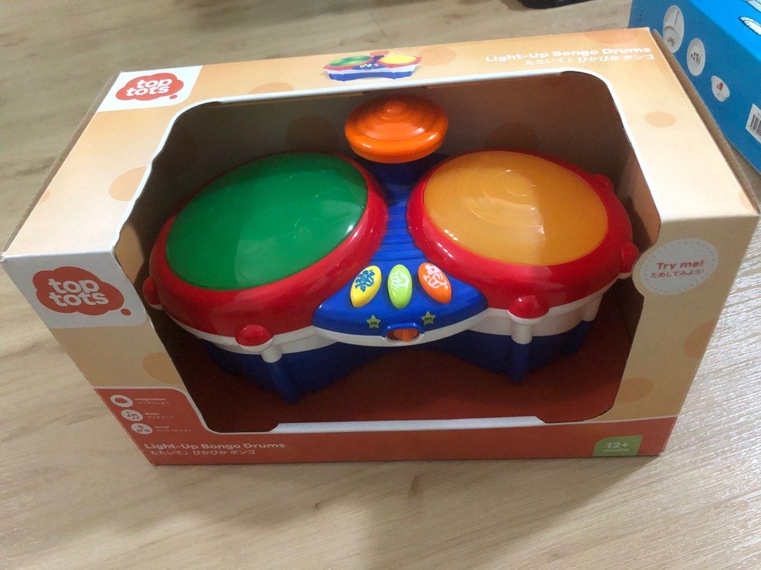Light up bongo drum, Hobbies & Toys, Toys & Games on Carousell