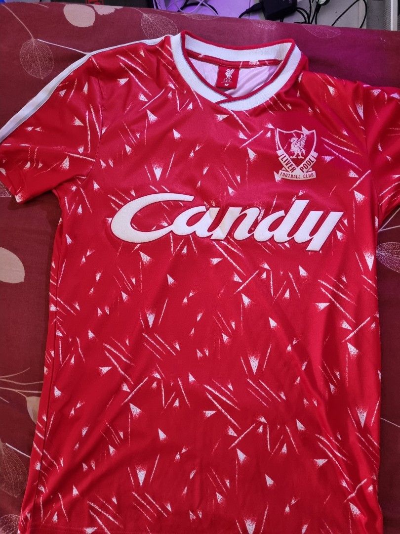 Liverpool Retro Candy Jersey, Men's Fashion, Tops & Sets, Tshirts ...