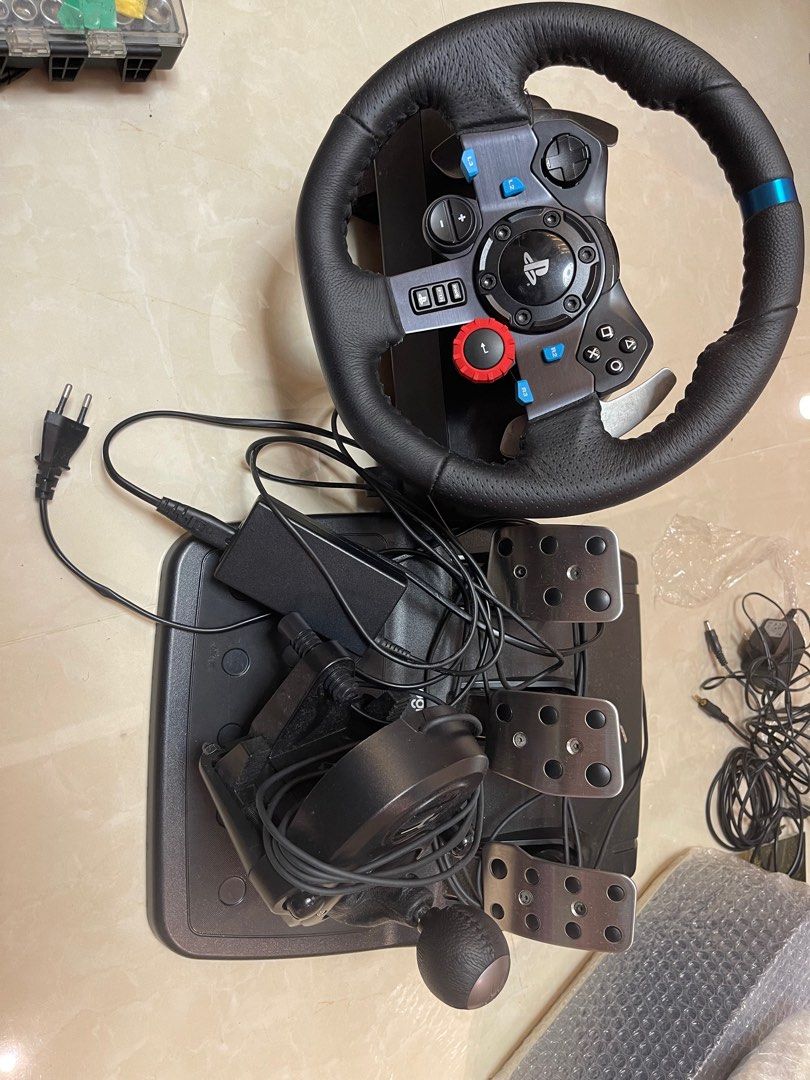 Logitech G29 steering wheel set, Video Gaming, Gaming Accessories ...