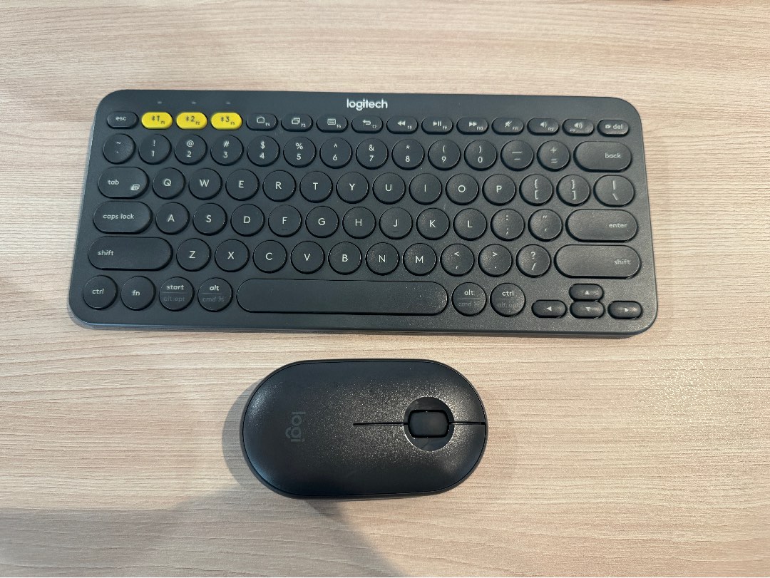 Logitech K380 + M350 bluetooth keyboard and mouse, Computers & Tech ...