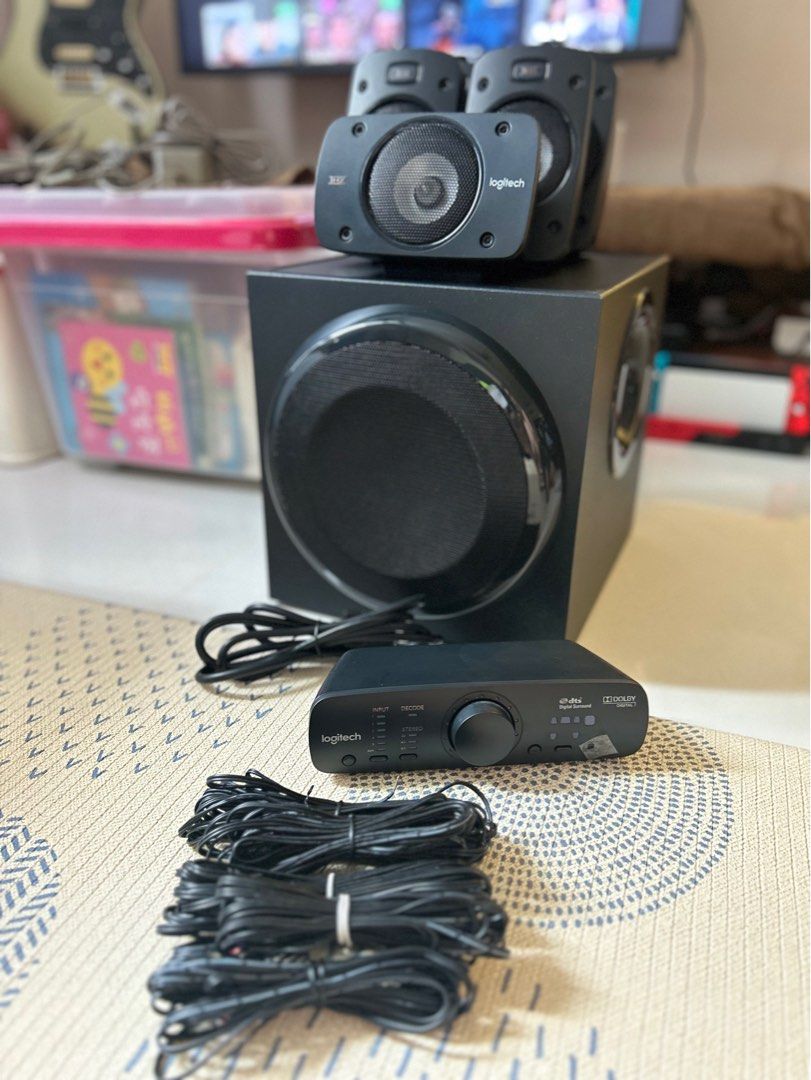 Logitech Z906 5.1 SURROUND SOUND SPEAKER SYSTEM, Audio, Soundbars ...