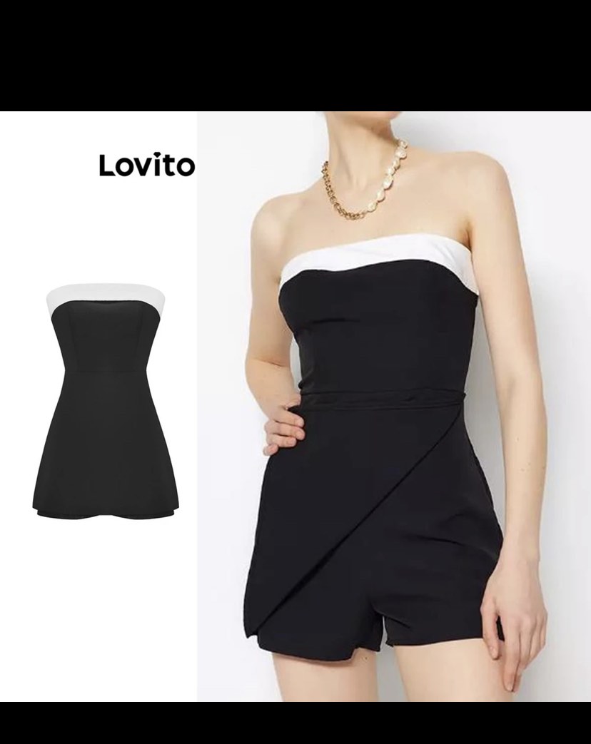 Lovito jumpsuit, Women's Fashion, Dresses & Sets, Rompers on Carousell