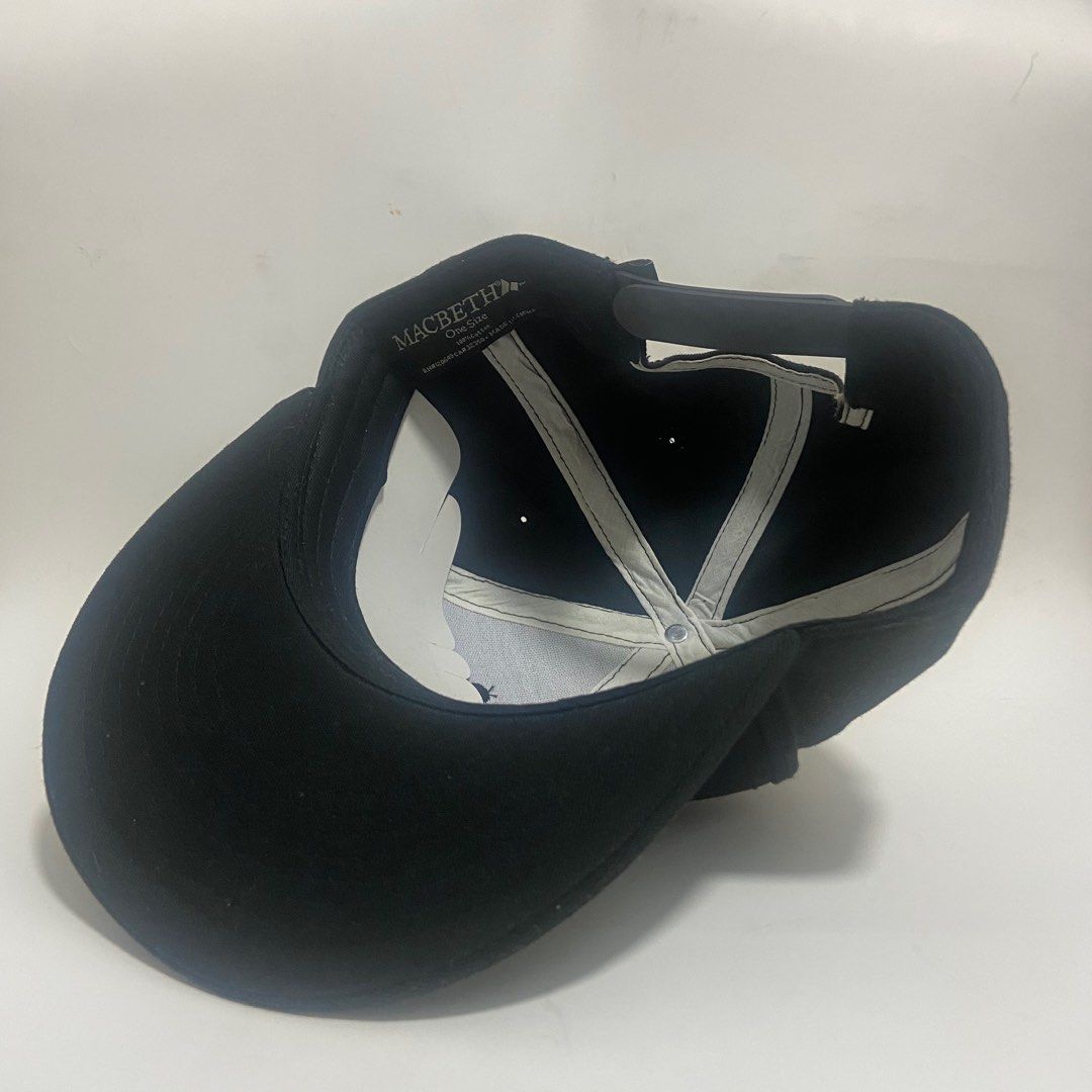 Macbeth Laced Black 6 Panel Snapback, Men's Fashion, Watches ...