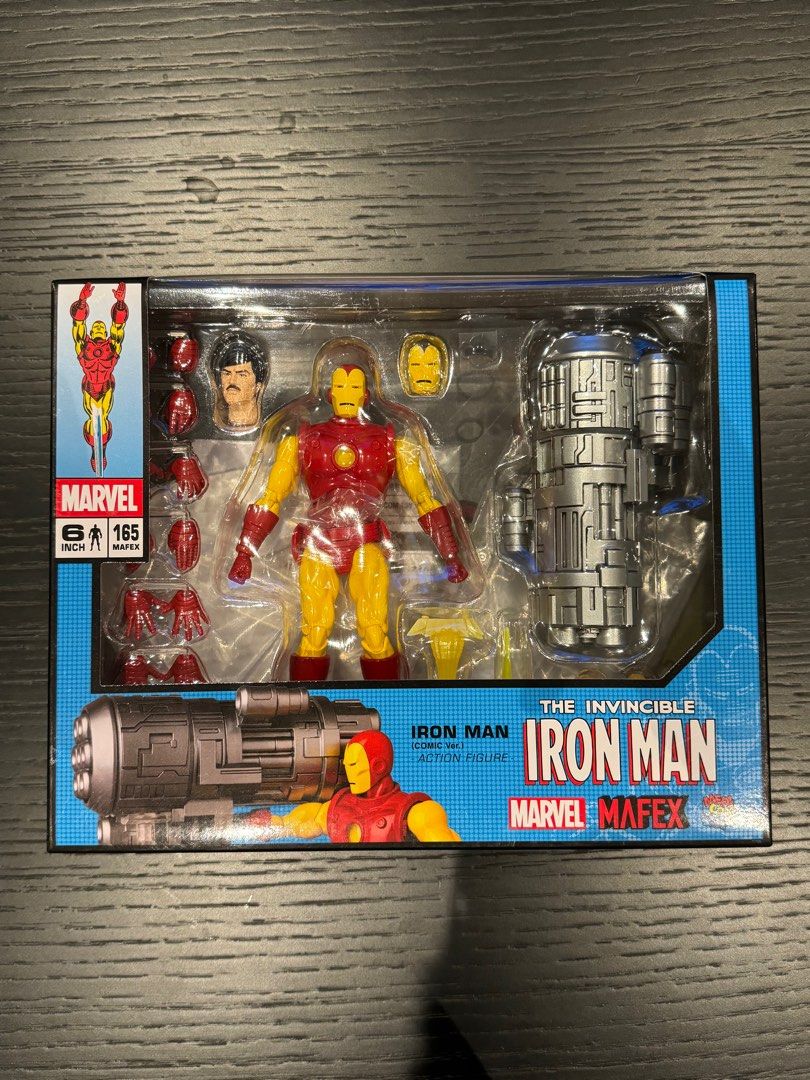 MAFEX The Invincible Iron Man (comic ver.), Hobbies & Toys, Toys ...