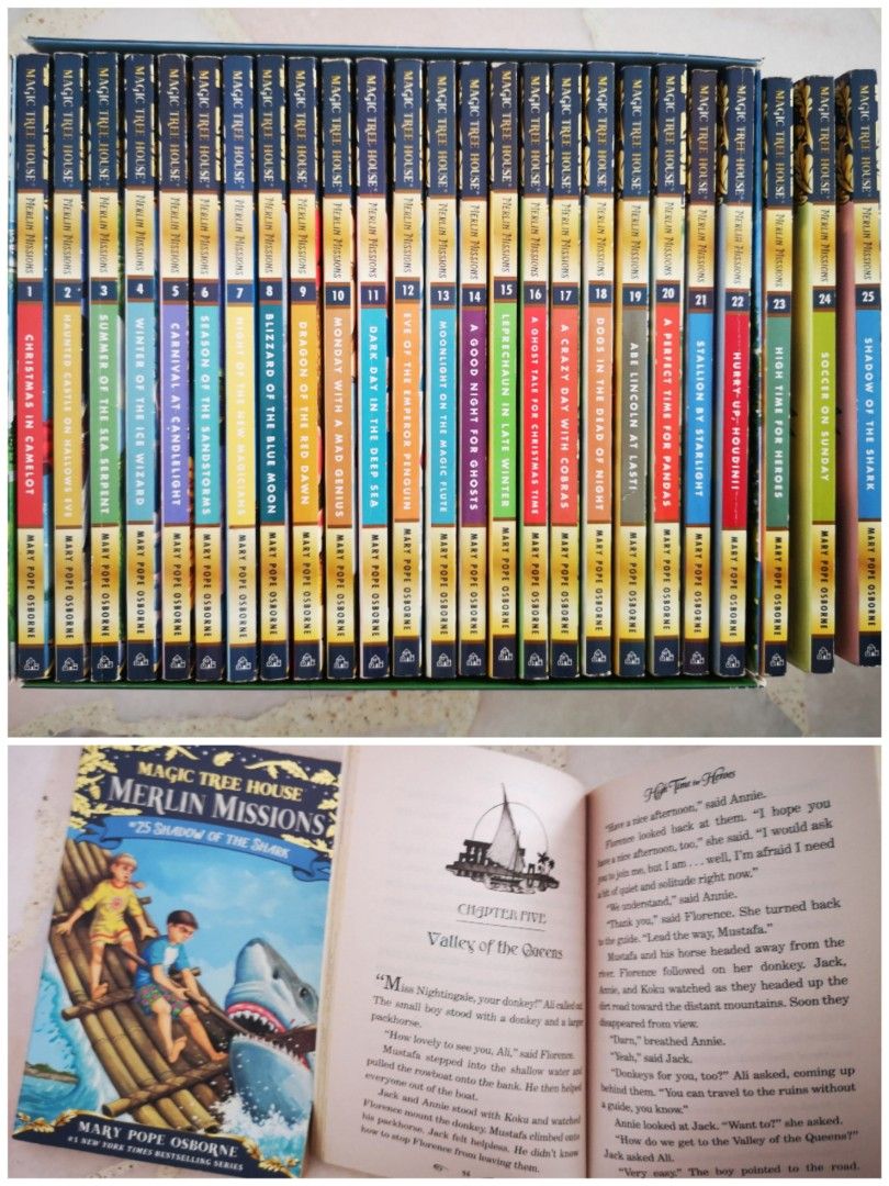 Magic tree House, Merlin Missions, My weird School Children's bridging ...