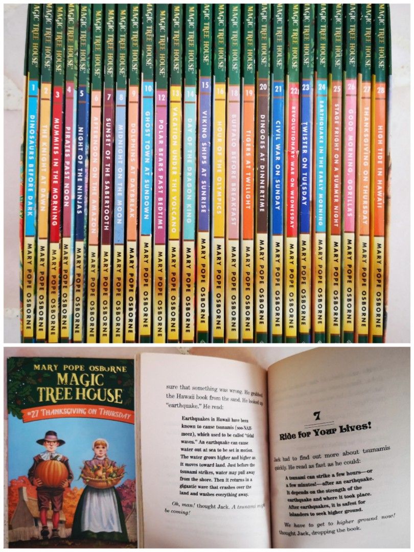 Magic tree House, Merlin Missions, My weird School Children's bridging ...