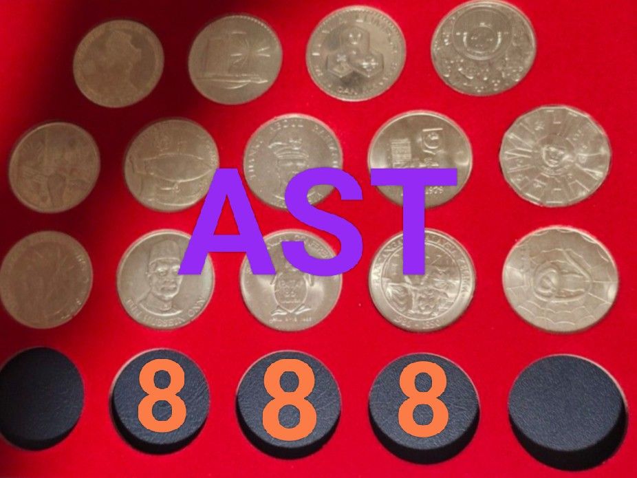 Malaysia RM1 Commemorative Coins Complete Set, Hobbies & Toys ...