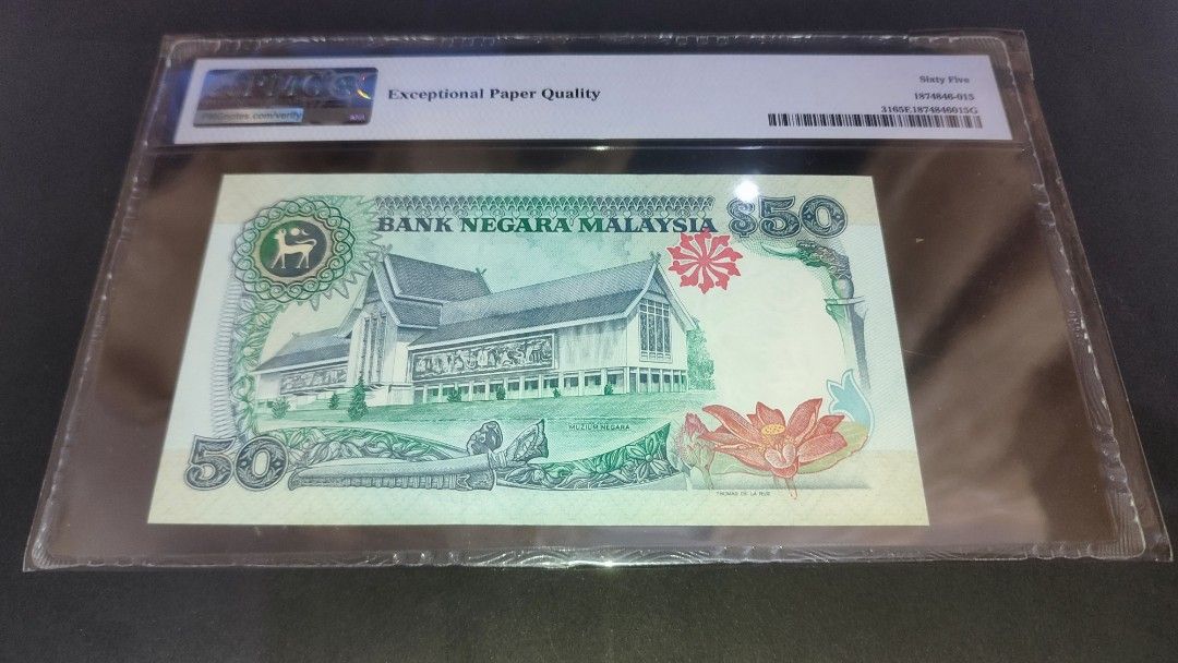 Malaysia RM50 ( 6th series ) PMG 65E, Hobbies & Toys, Collectibles & Memorabilia, Currency on ...