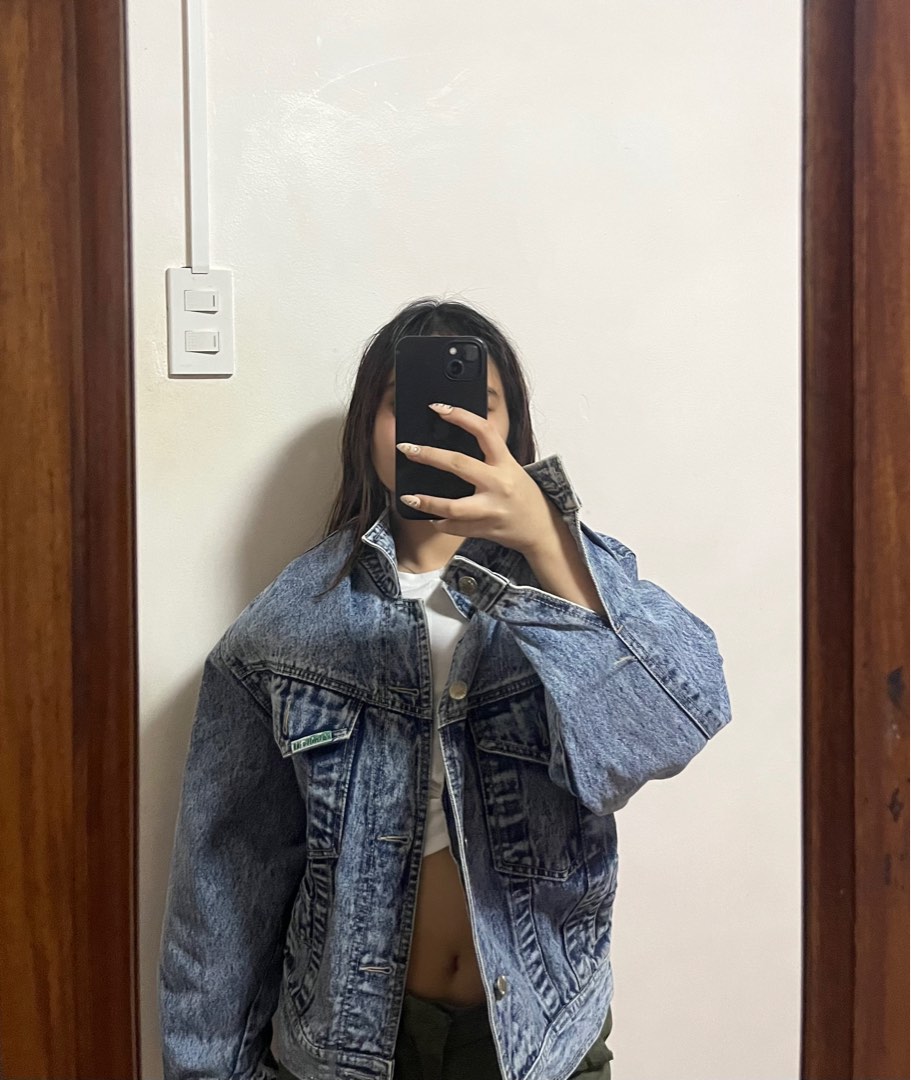Maong Denim Jacket, Women's Fashion, Coats, Jackets and Outerwear on ...