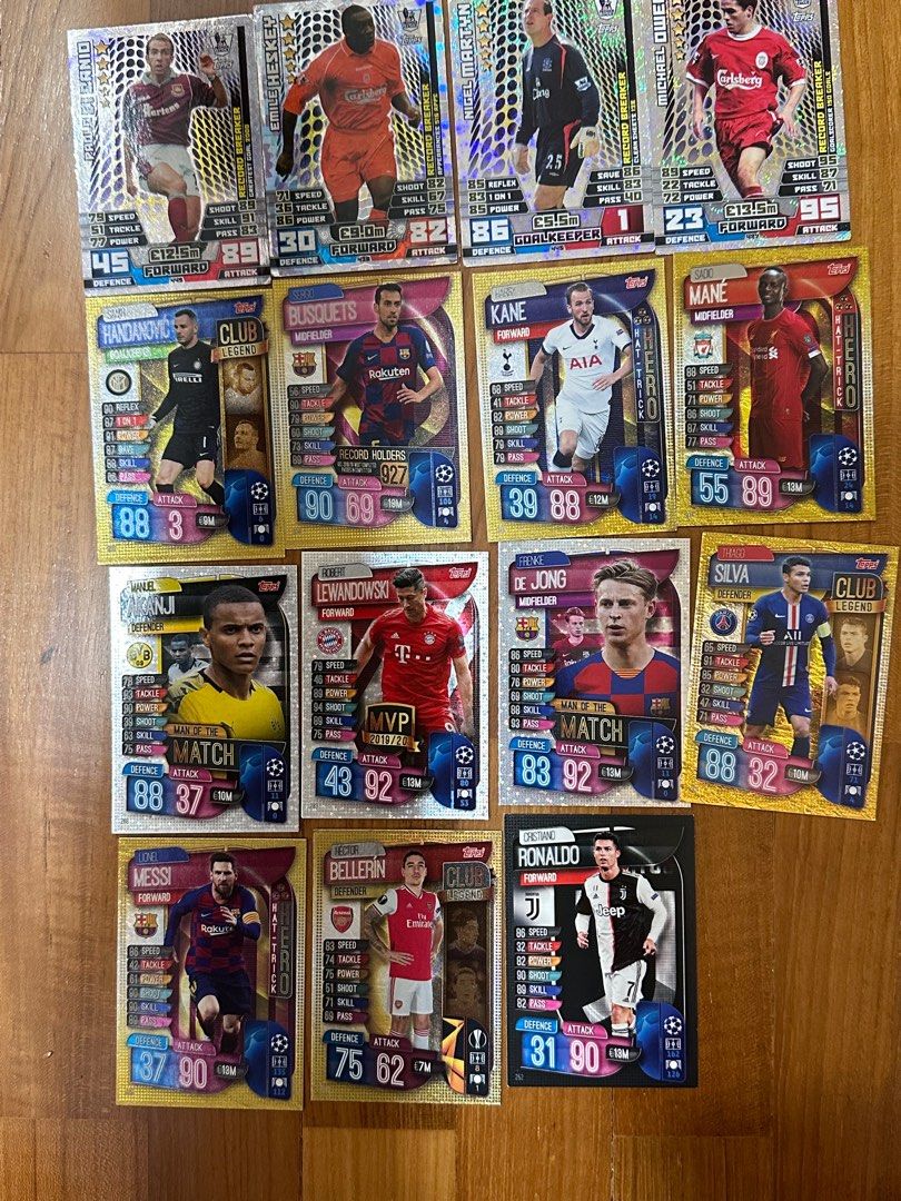 match attax retro cards, Hobbies & Toys, Memorabilia & Collectibles ...