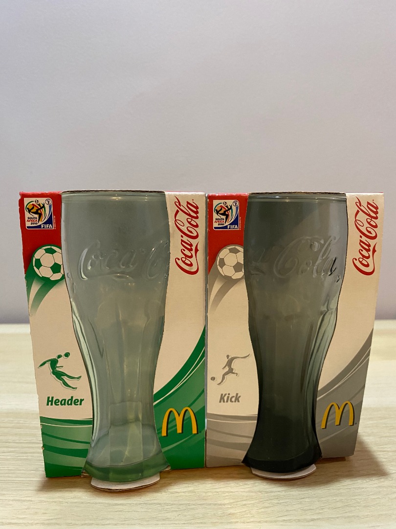 McDonalds Coke Glass FIFA 2010 | Green & Charcoal | TAKE BOTH ...