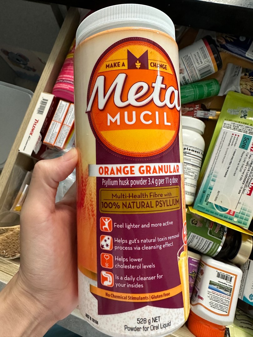 Meta mucil Fiber drink, Health & Nutrition, Health Supplements, Health ...