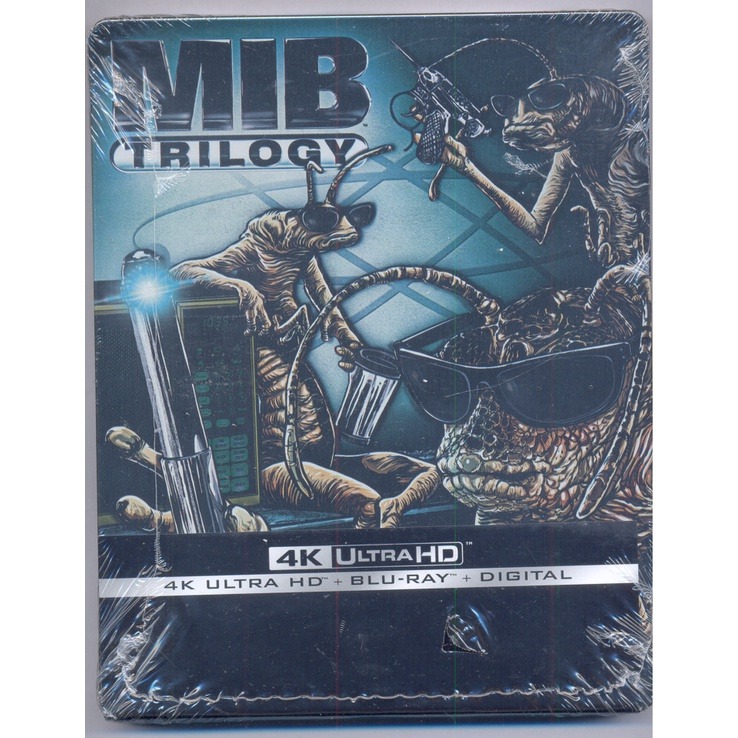 MIB Men In Black Trilogy Steelbook 4K [ Blu-Ray ], Hobbies & Toys, Music & Media, CDs & DVDs on ...