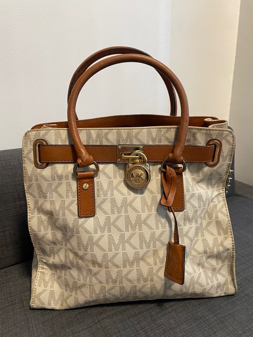 Authentic Michael Kors Hamilton Bag, Luxury, Bags & Wallets on Carousell