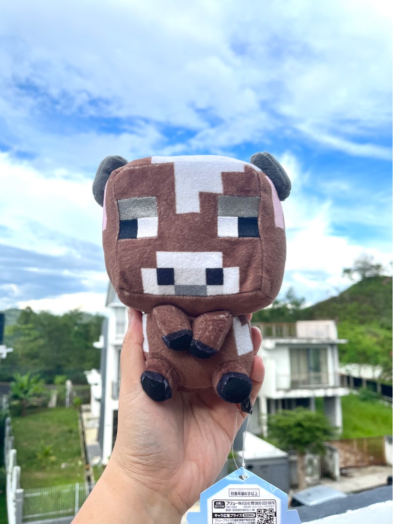 Minecraft Cow Plush, Hobbies & Toys, Toys & Games on Carousell