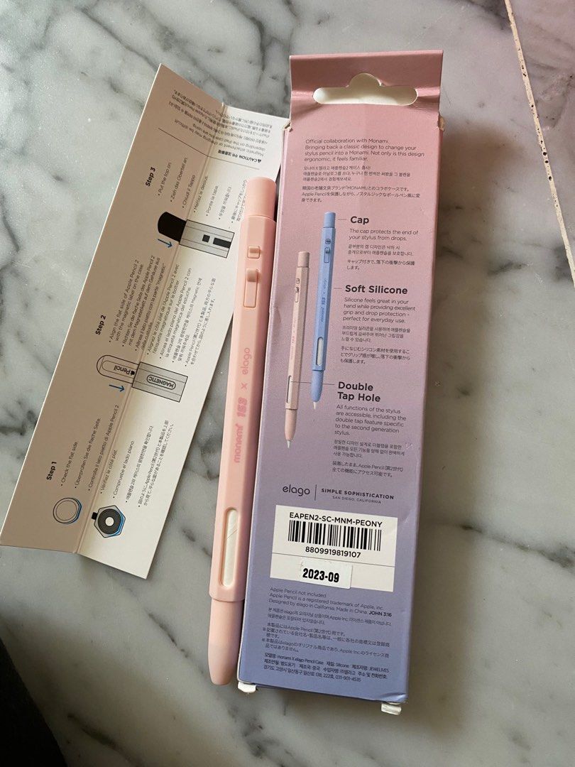 ELAGO X MONAMI Apple Pencil Gen 2 CASE, Mobile Phones & Gadgets, Mobile ...