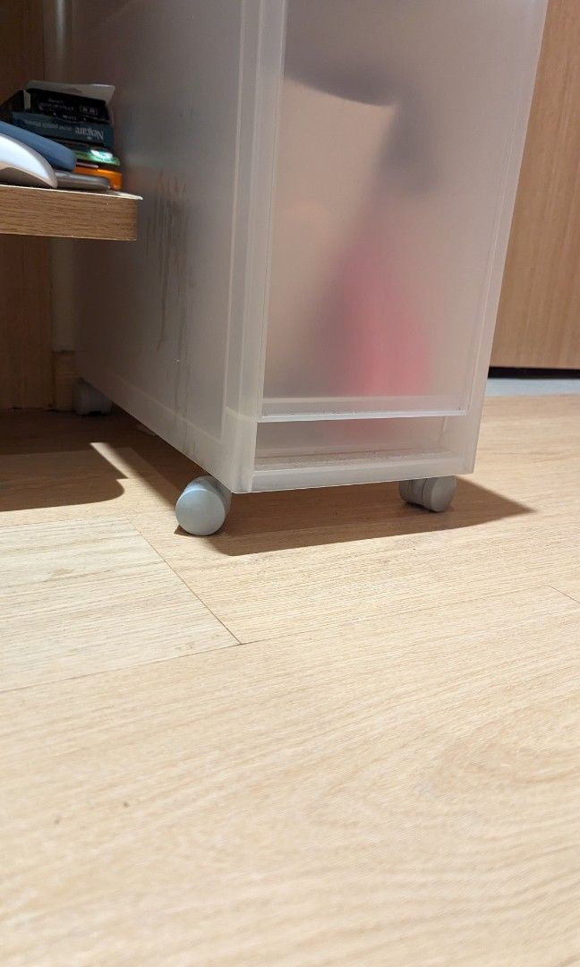 Muji organizer box with wheels, Furniture & Home Living, Home ...