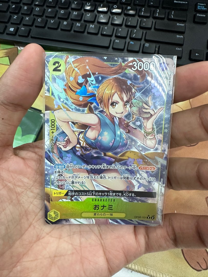 NAMI Parallel Rare One Piece OP06 Dual Champions, Hobbies & Toys, Toys ...