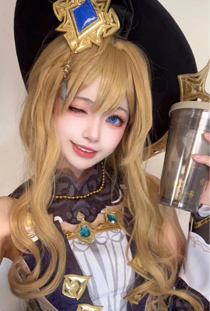 Navia cosplay genshin impact full set, Women's Fashion, Activewear on ...