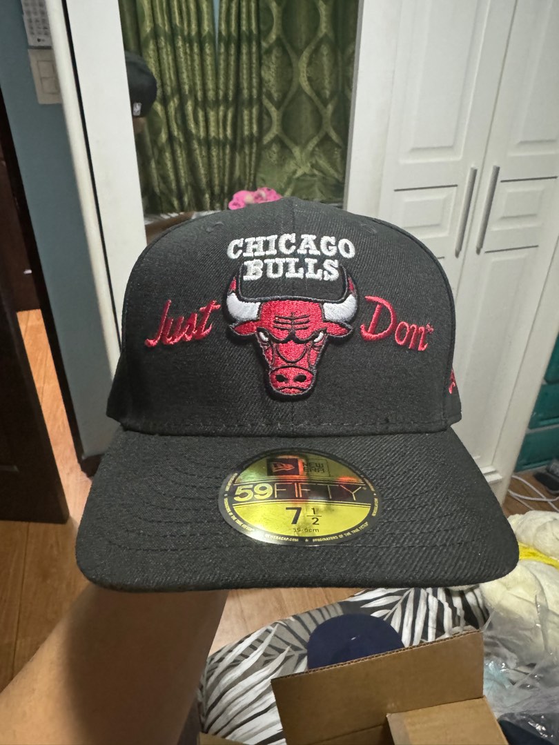 New Era X Just Don Chicago Bulls 59Fifty Fitted 7 1/2, Men's Fashion ...
