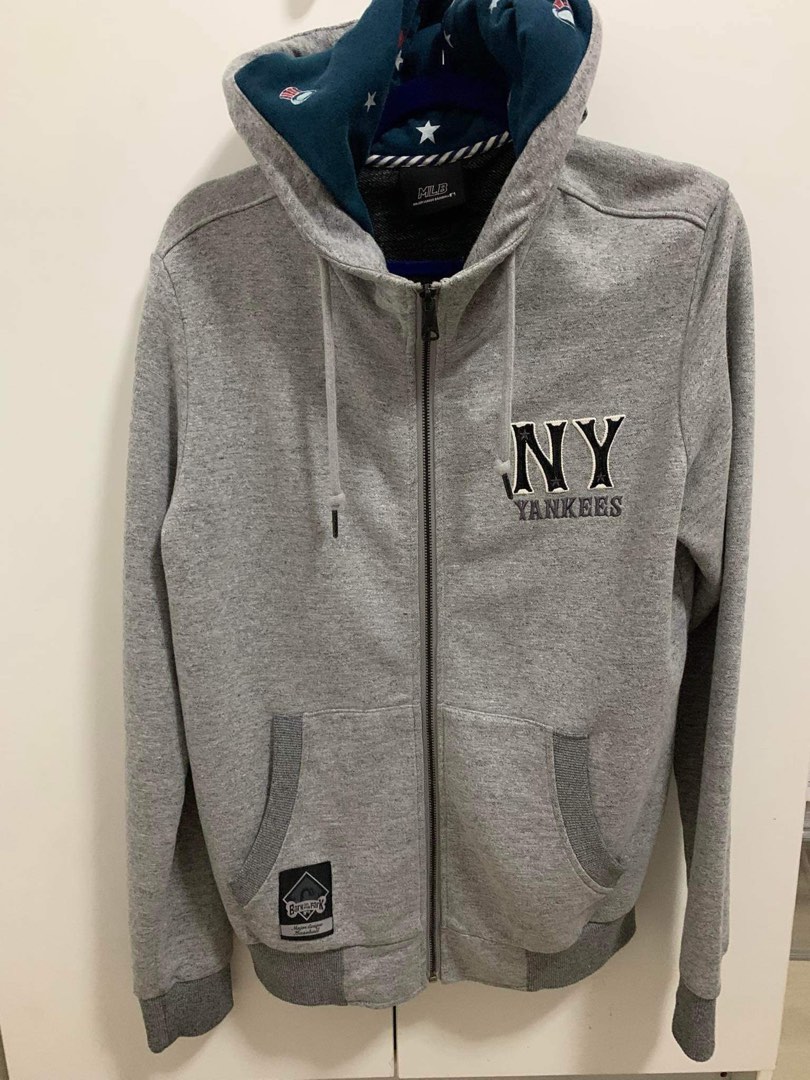 NEW YORK YANKEES MLB JACKET HOOD, Men's Fashion, Coats, Jackets and ...