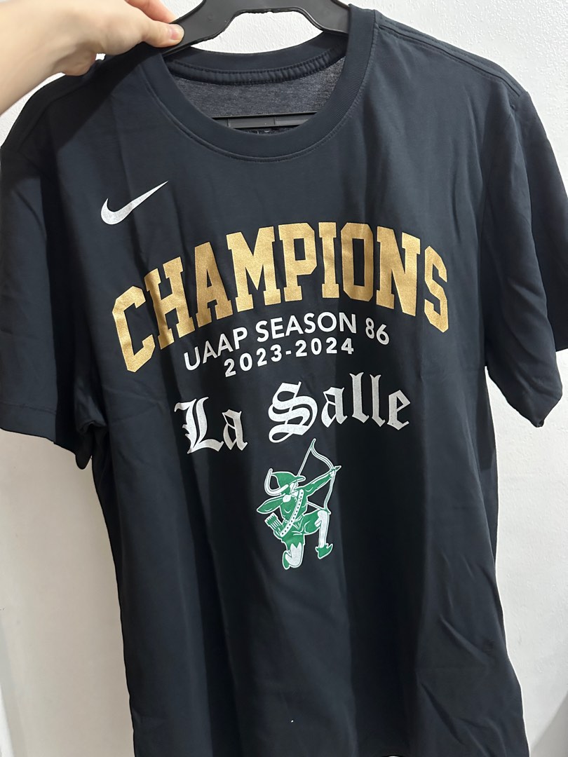 Nike lasalle champions shirt dlsu uaap, Men's Fashion, Tops & Sets ...