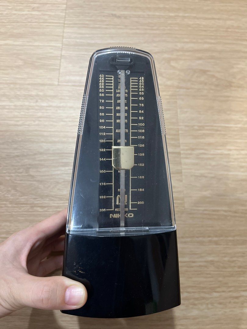 NIKKO Standard Black Metronome (Made In Japan), Hobbies & Toys, Music ...