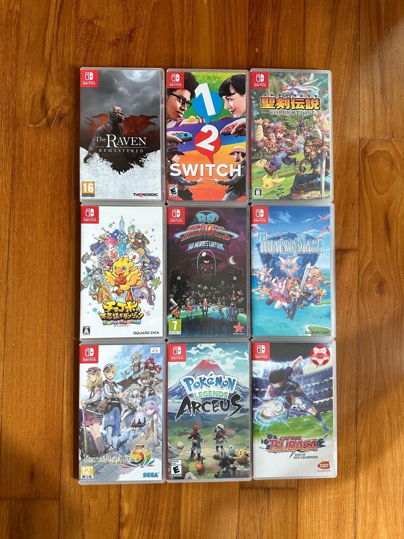 Nintendo Switch game The Raven Remastered / 1 2 Switch / 圣剑云说 ...