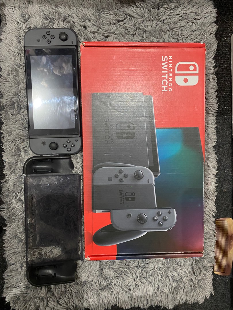 Nintendo Switch V2 Gray (Nego), Video Gaming, Video Game Consoles ...