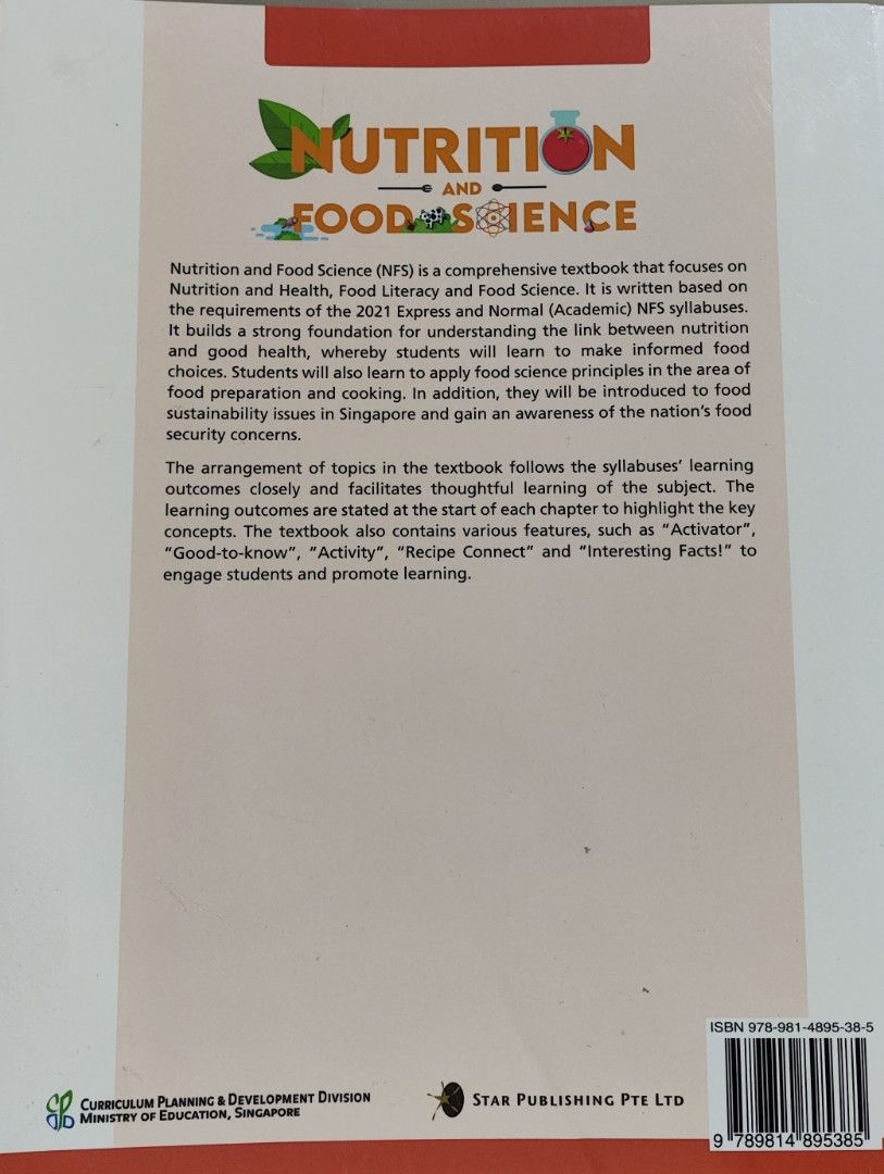 Nutrition and Food Science Textbook (Express/Normal Academic), Hobbies ...