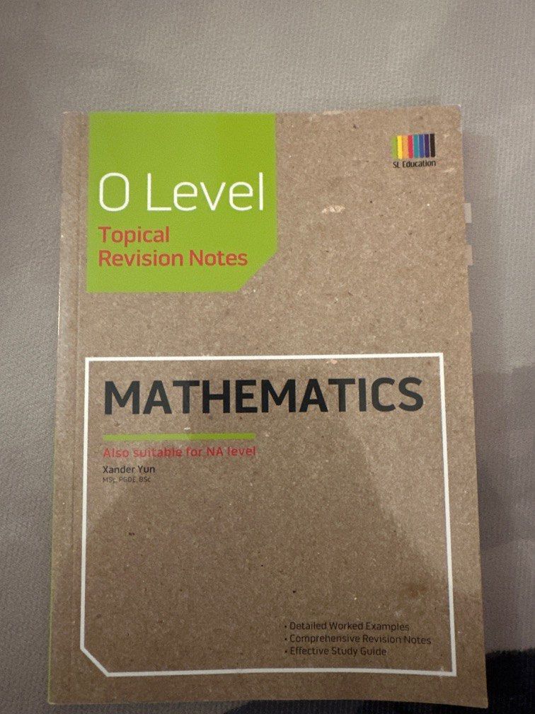 O LEVEL EMATH REVISION HANDBOOKS, Hobbies & Toys, Books & Magazines ...