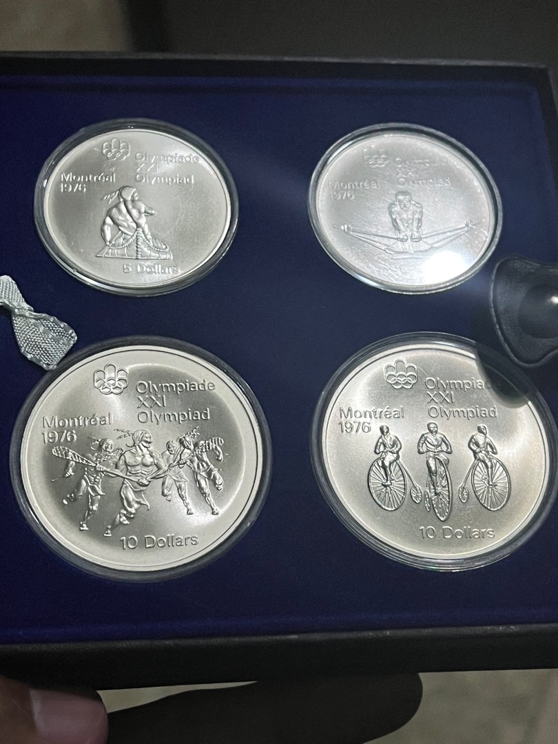 Olympic silver coins set, Hobbies & Toys, Memorabilia & Collectibles ...